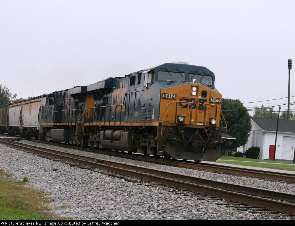 Northbound CSX Grain Train